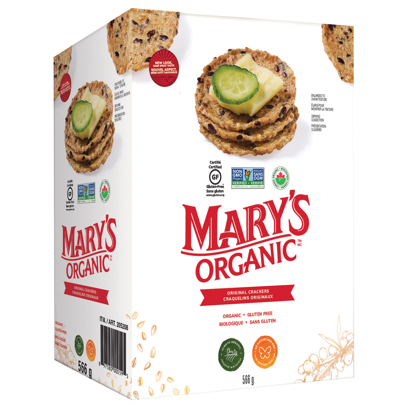 Craquelins biologiques Mary’s, craquelins originaux, 566 g | Costco