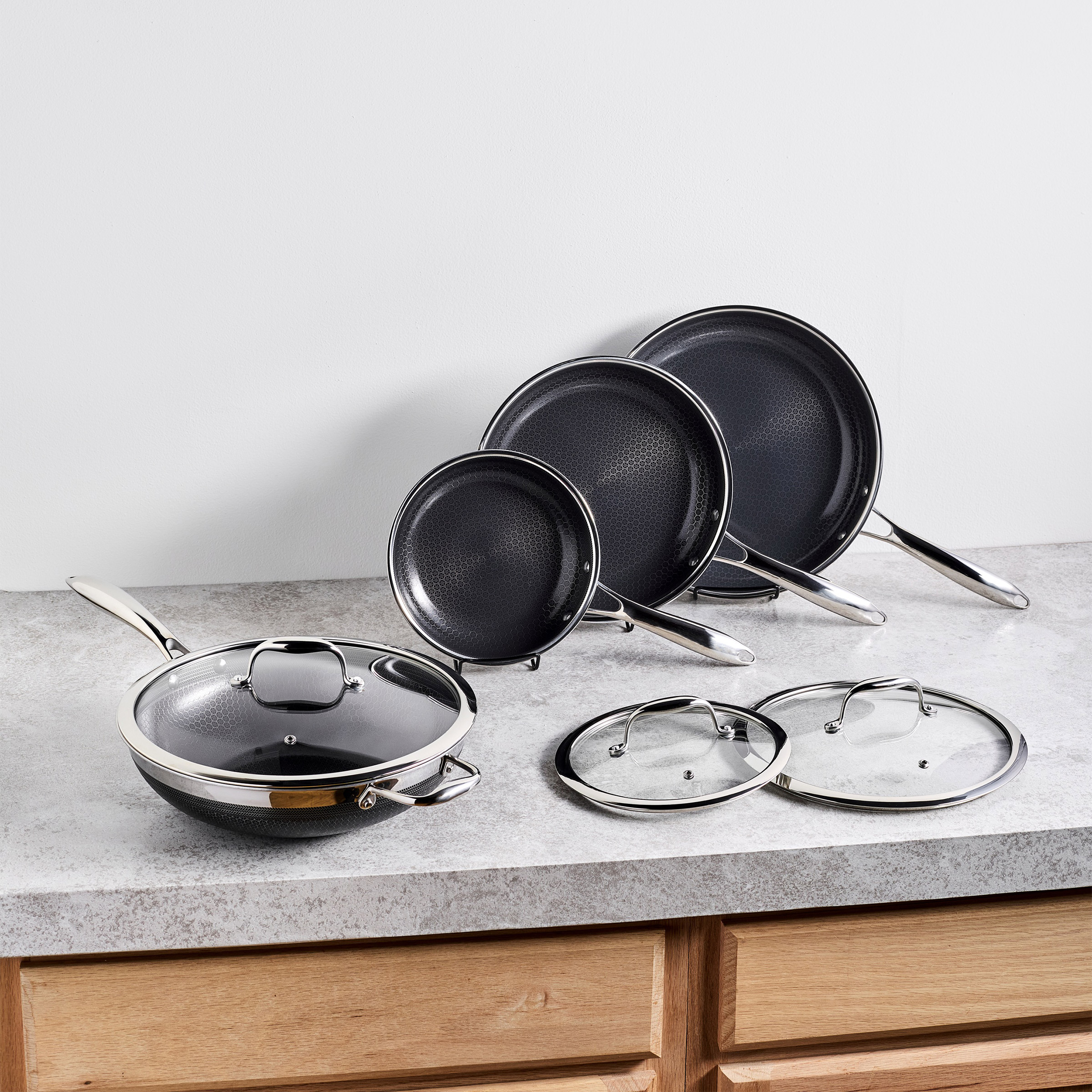 HexClad 7-piece Cookware Set | Costco