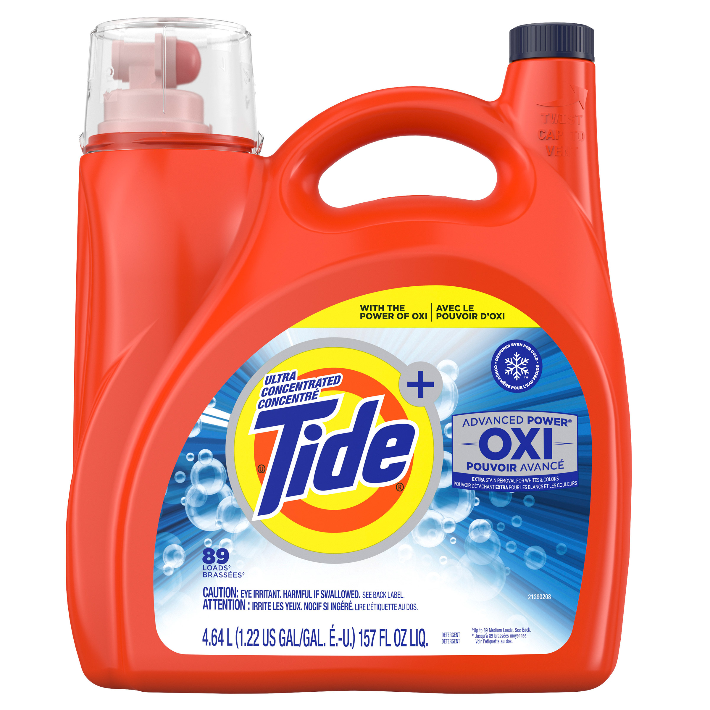 Tide Advanced Power Ultra Concentrated Liquid Laundry Detergent with ...
