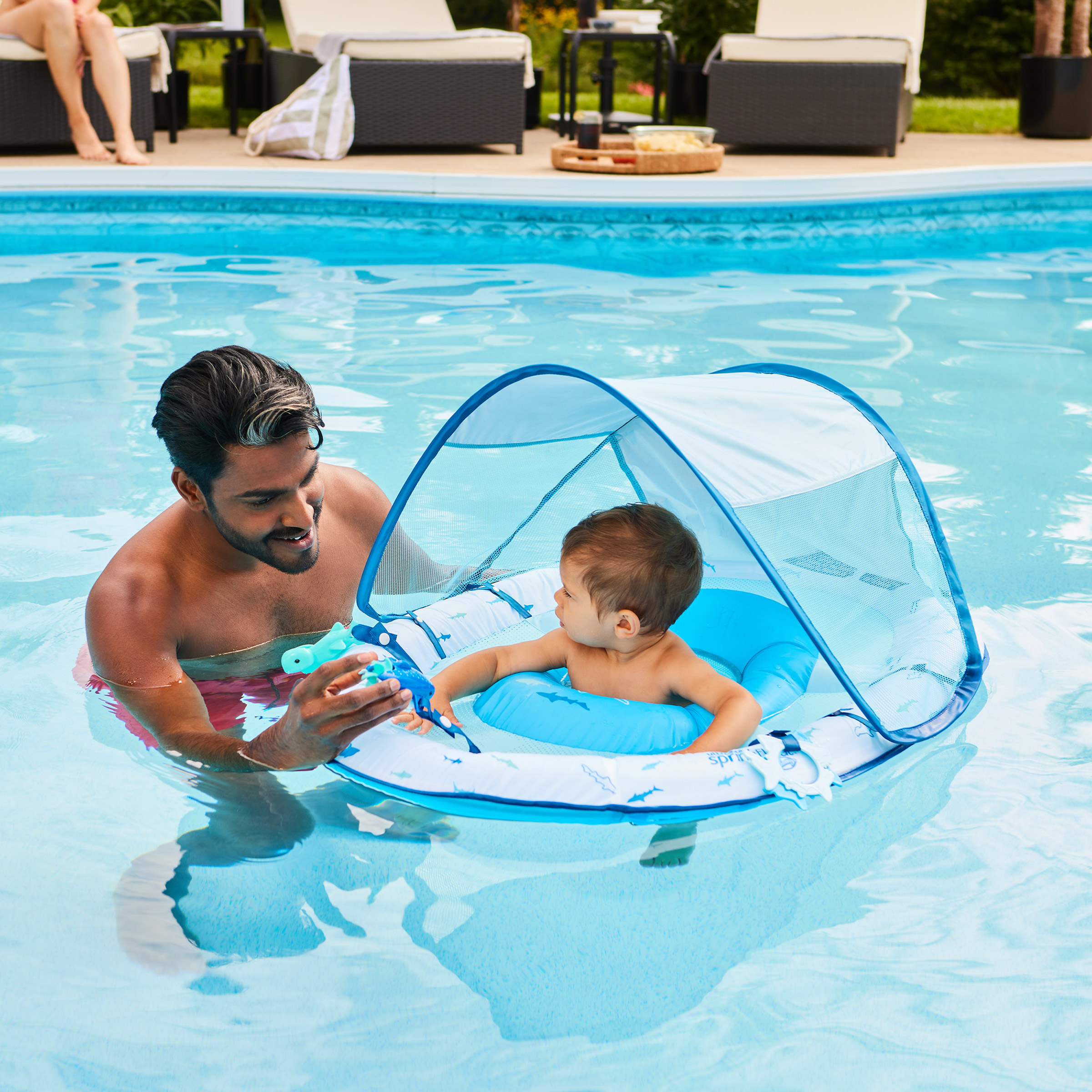 Elite Baby Spring Float with Sun Canopy | Costco