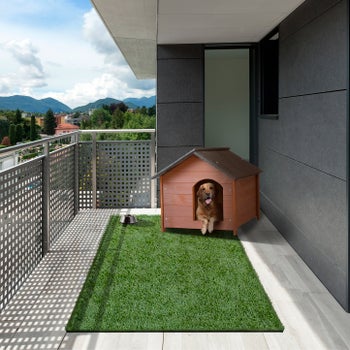 PreGra Fescue Pre-Cut 3.75’x10.5’, Premium Artificial Turf | Costco