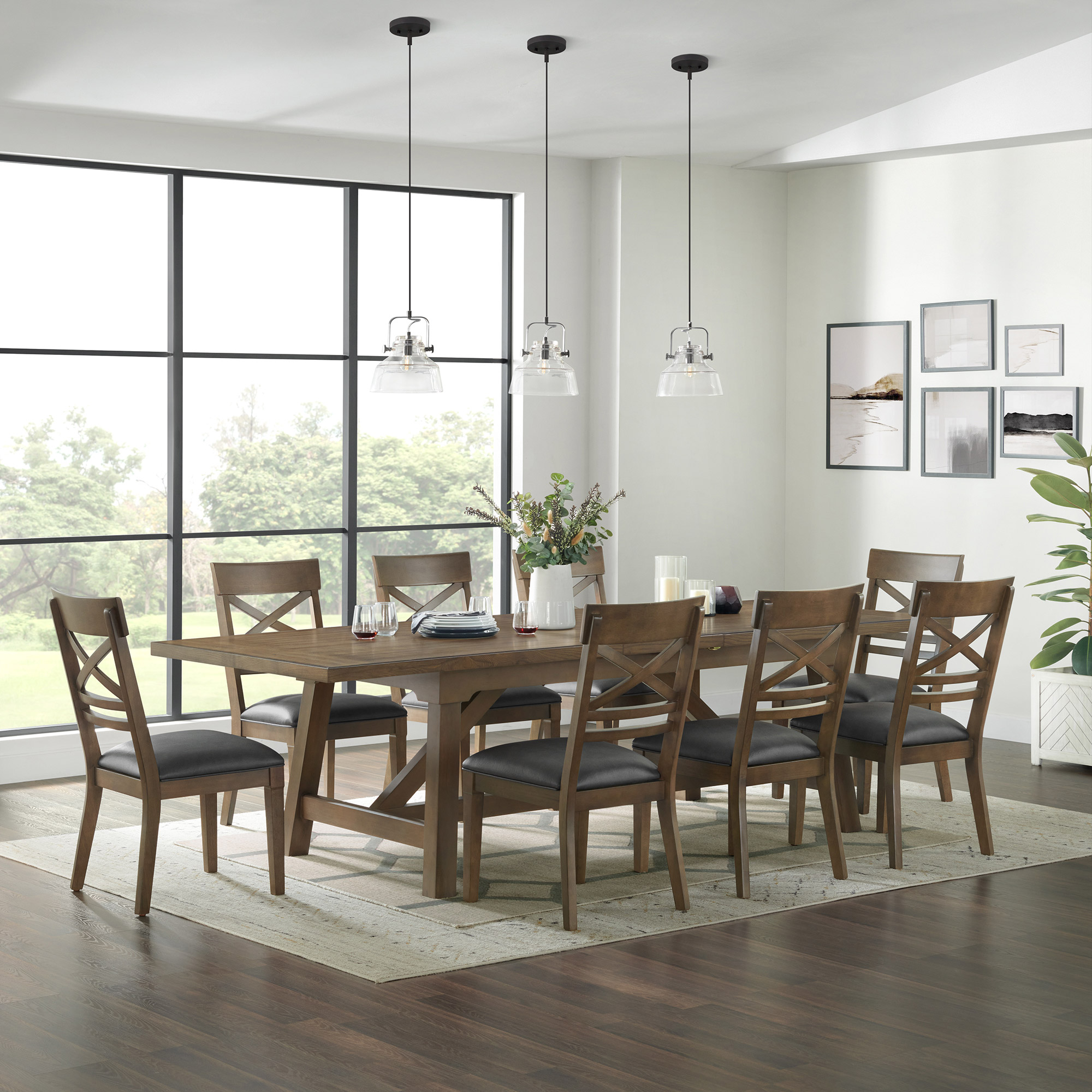 Oakdale 9-piece Dining Table Set | Costco