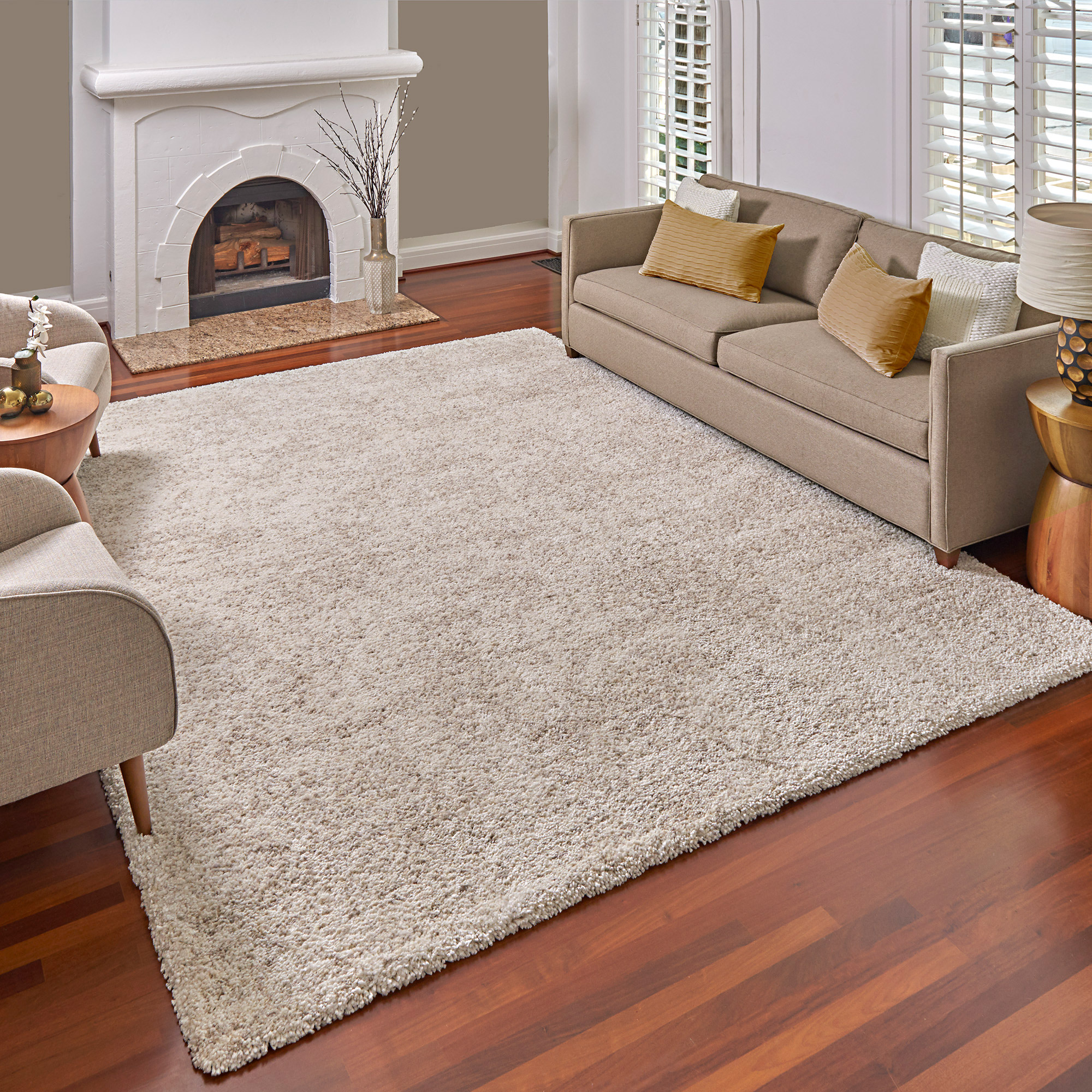Thomasville Hudson Ultra Soft Luxury Shag Area Rug, Colmar Cream | Costco