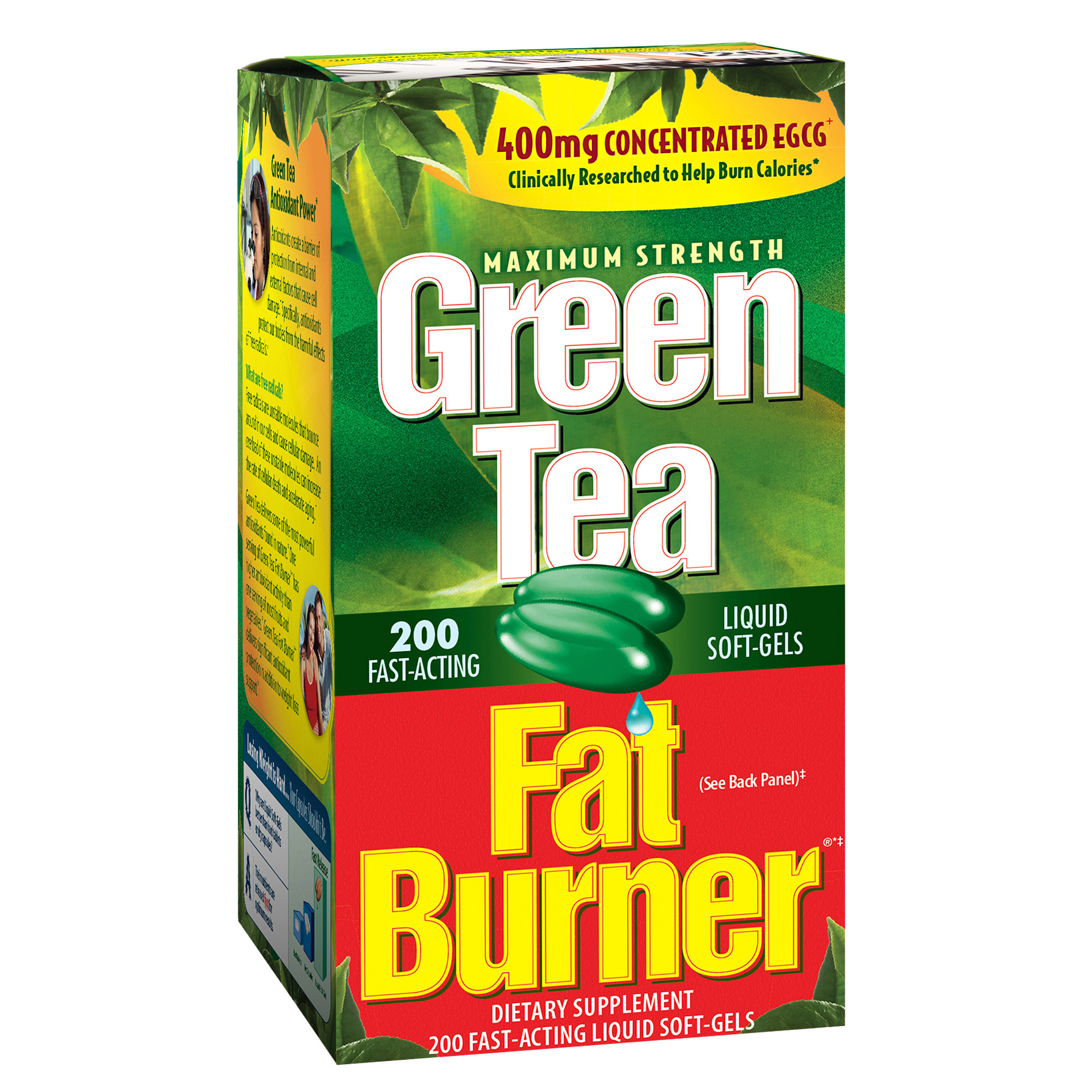 Green Tea Fat Burner, 200 Liquid Soft-Gels | Costco
