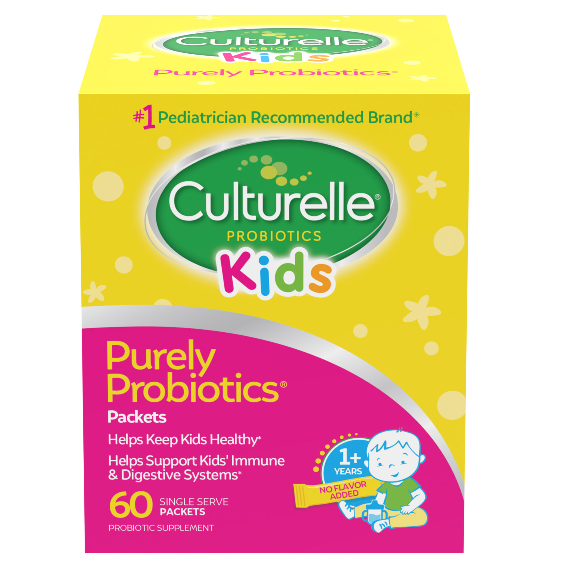 Culturelle Probiotic Kids Purely Probiotic Packets, 60 Packets | Costco