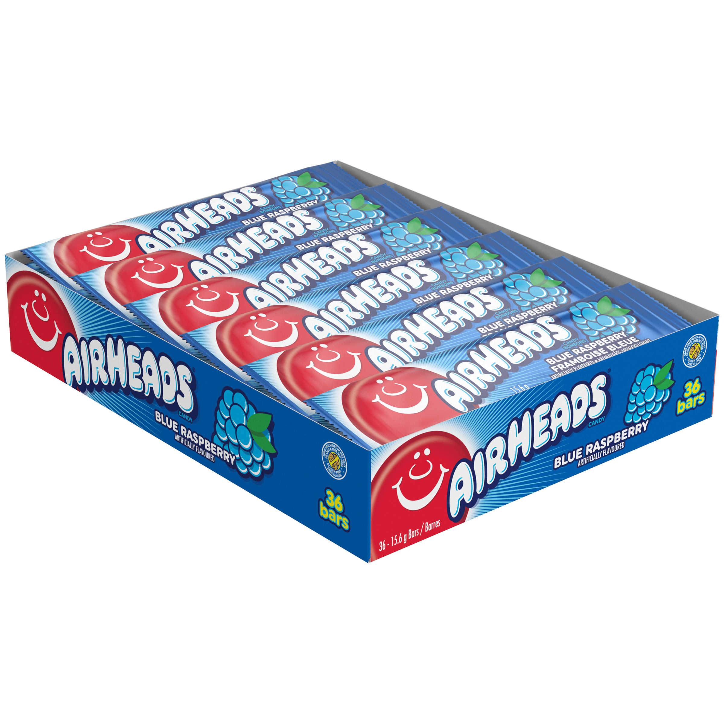 Airheads Blue Raspberry Candies, 36 × 15.6 g | Costco