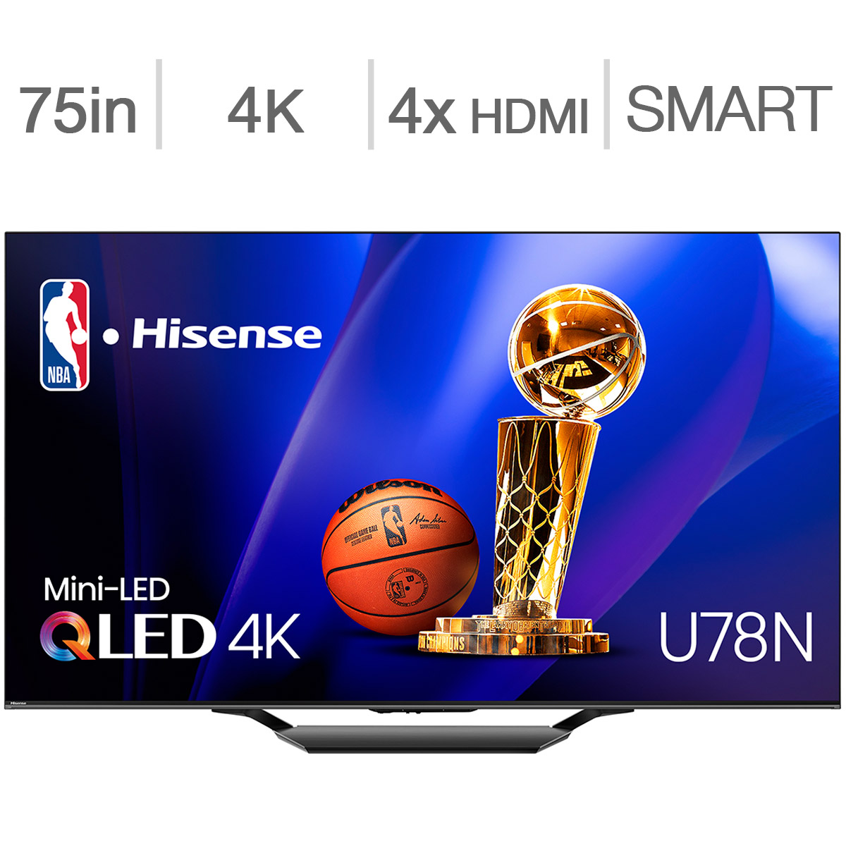 Hisense 75" Class - U78N Series - 4K QLED Mini LED Pro TV | Costco