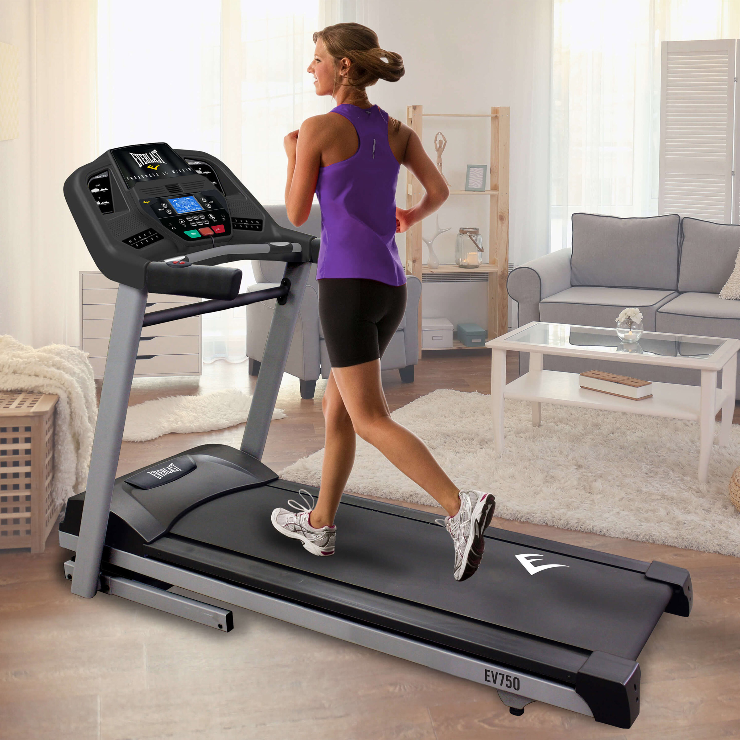 Everlast EV750 3.5 HP Folding Treadmill | Costco