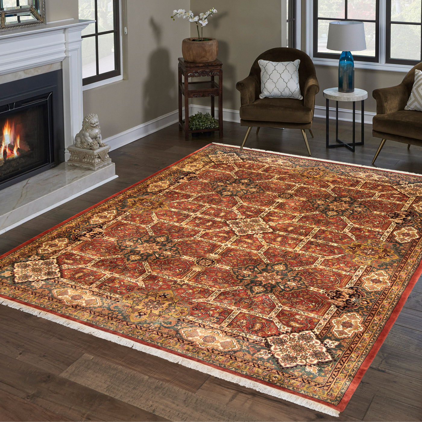 Hand Knotted Area Rug, Montacute | Costco