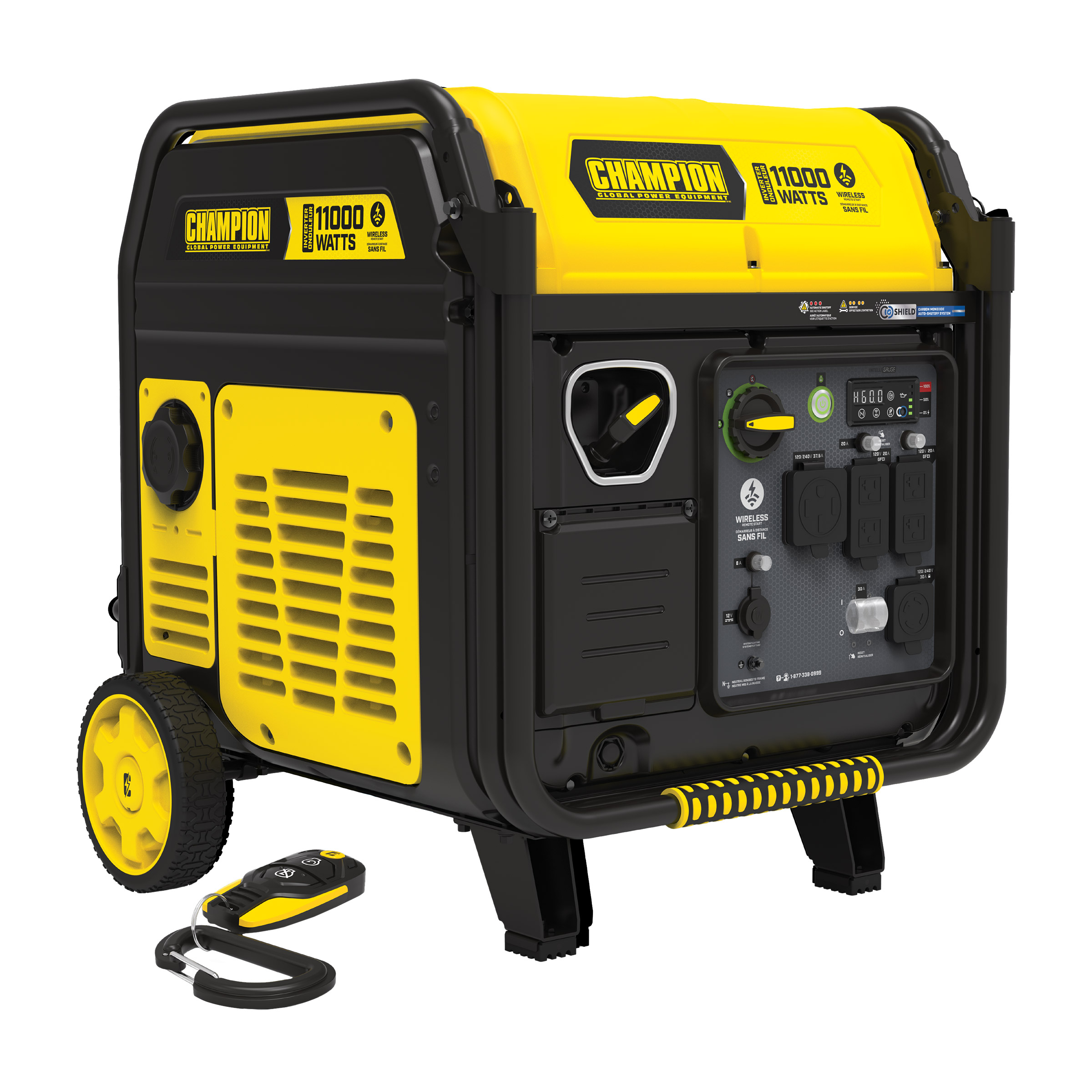 Champion 9,000W Running / 11,000W Peak Portable Inverter Generator with ...