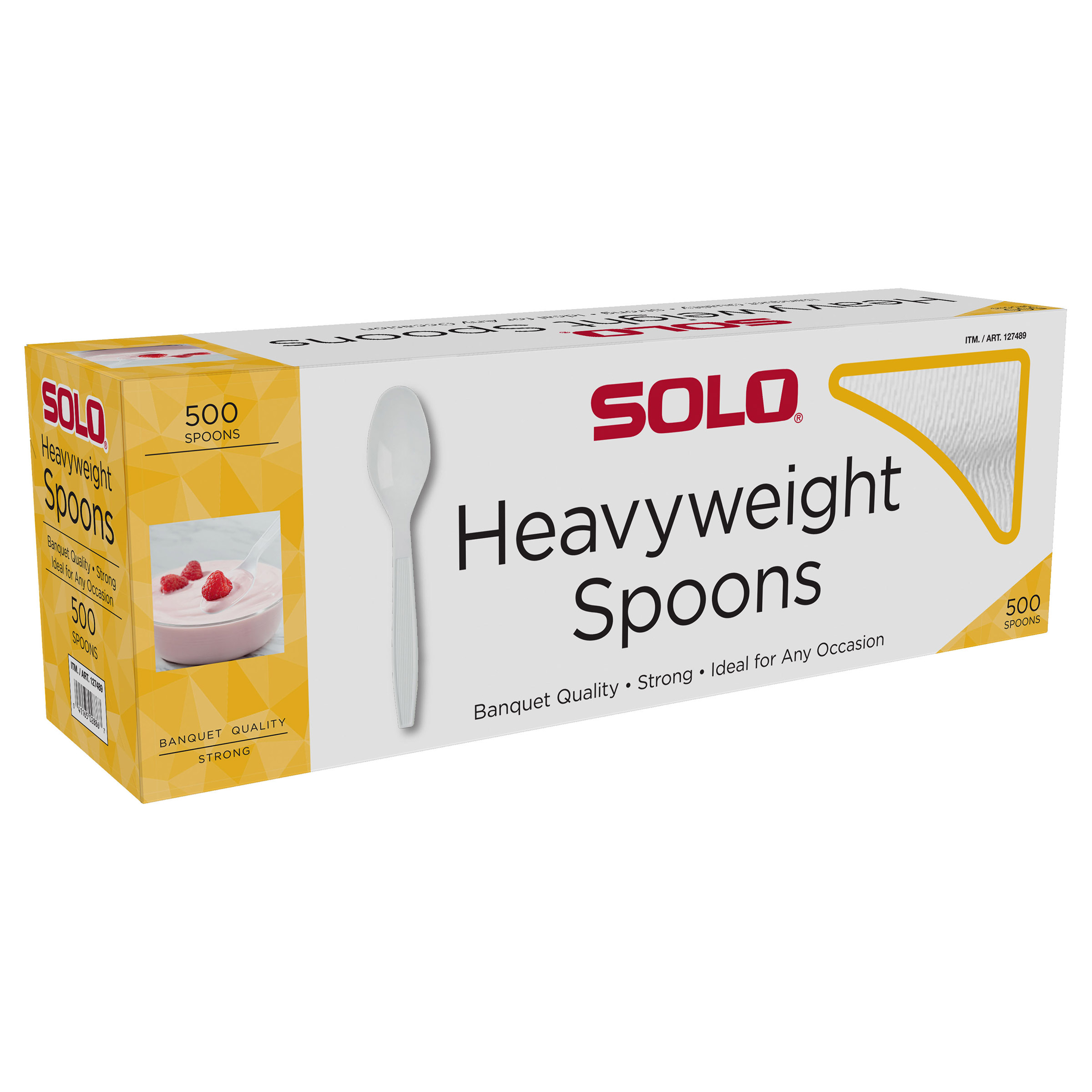 Solo Heavyweight Plastic Spoon, White, 500-count | Costco
