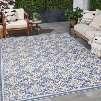 Nourison Veranda Indoor/Outdoor Area Rug, Casablanca | Costco