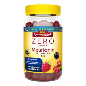 Nature Made Zero Sugar Melatonin 5 mg Gummies, 150 Gummies | Costco