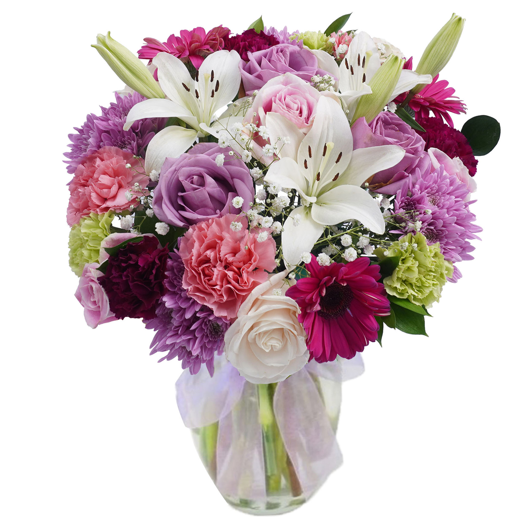 Passionate Blooms Bouquet with Vase | Costco