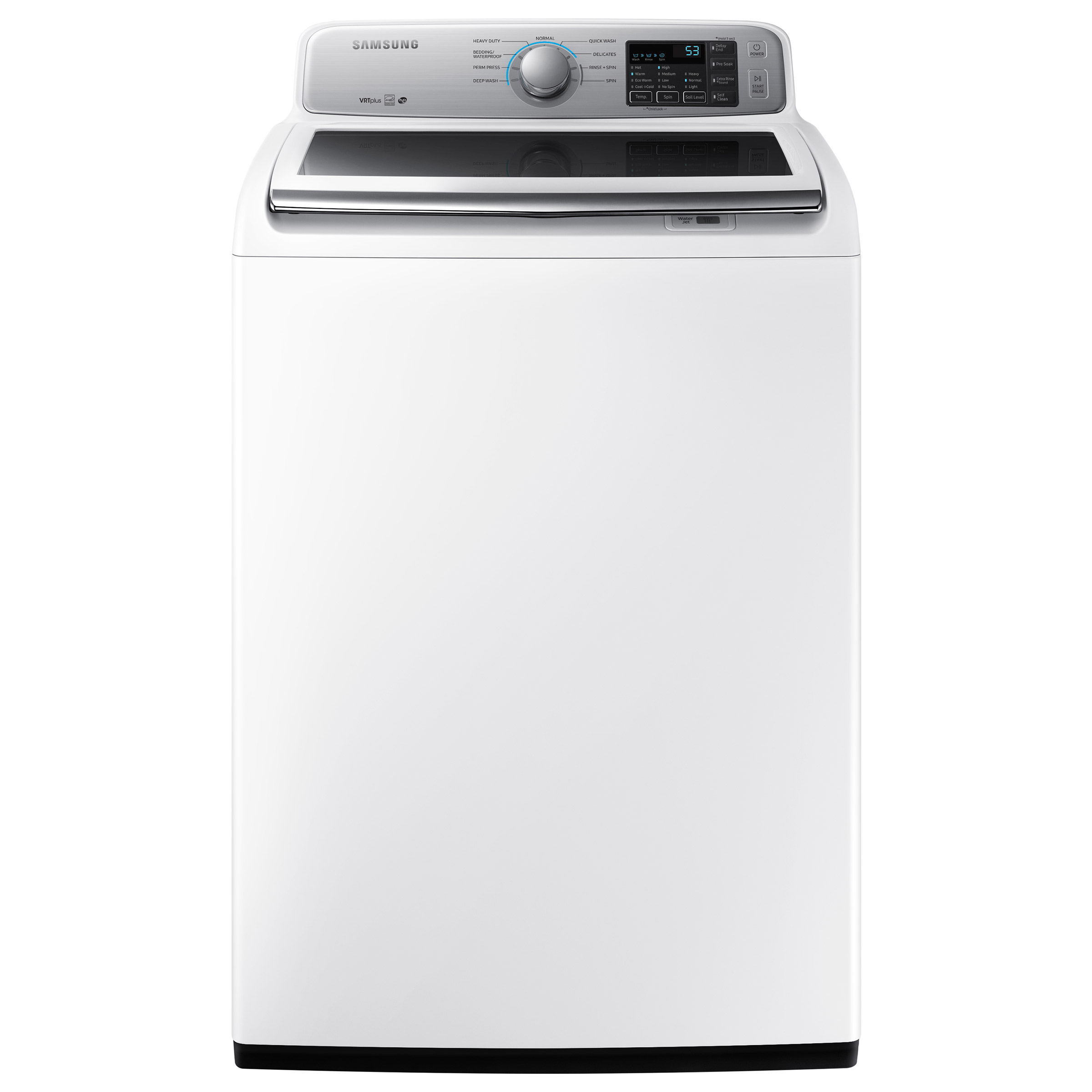Samsung 5.2 cu. ft White Top Load Washer with Vibration Reduction ...