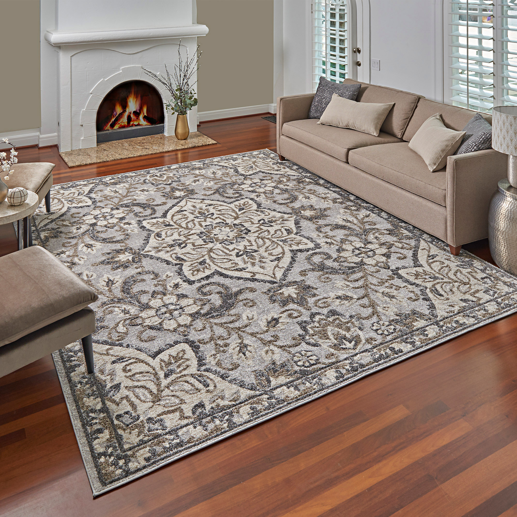 Torino Rug Collection, Jaya Gray | Costco