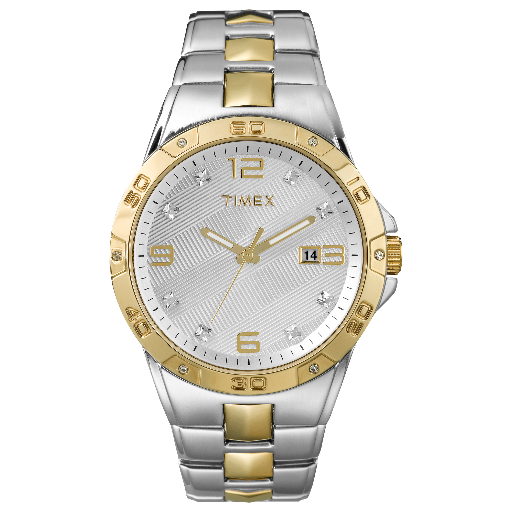 Timex Two-Tone with Crystals Men’s Watch | Costco