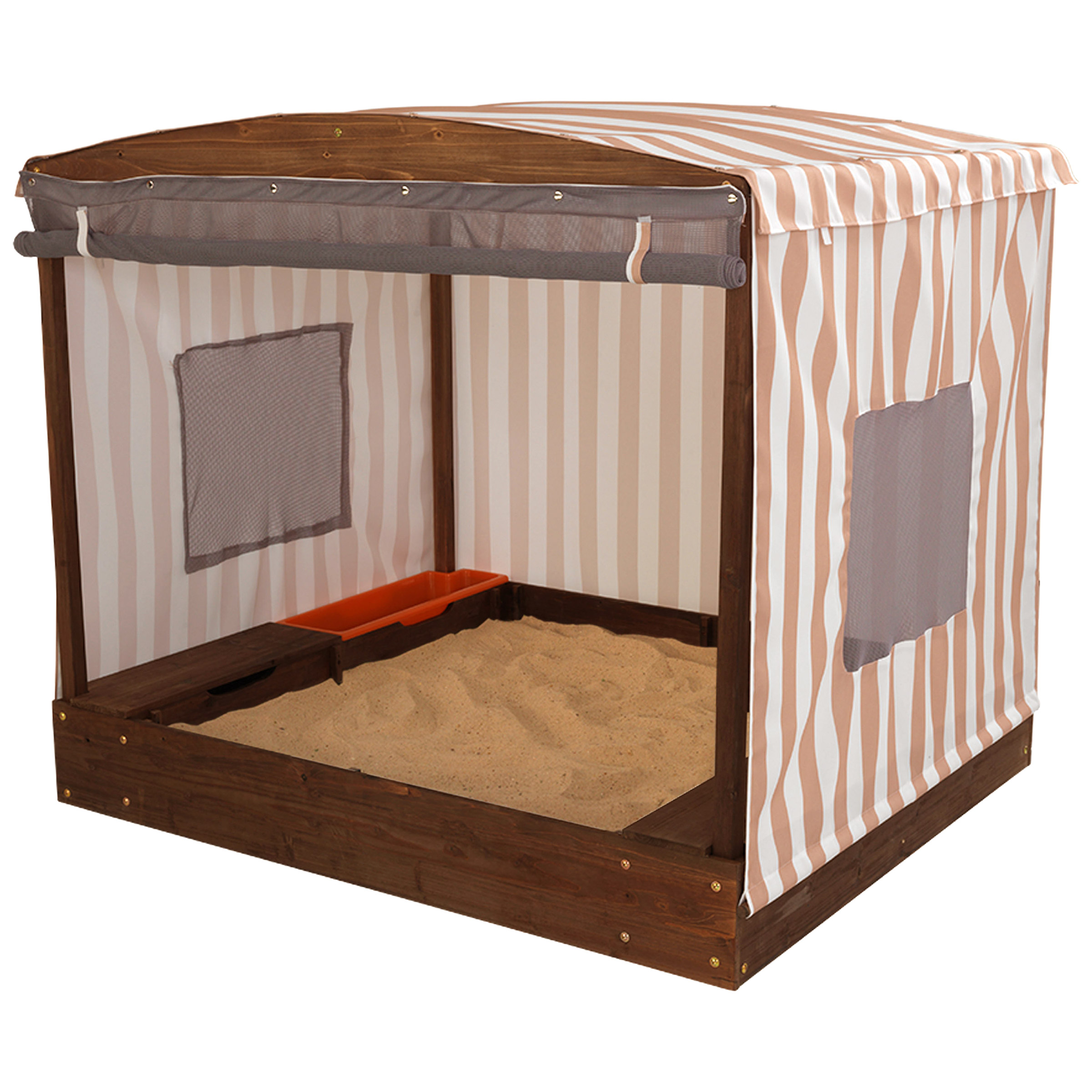 Cabana Sandbox with Beige and White Stripes | Costco