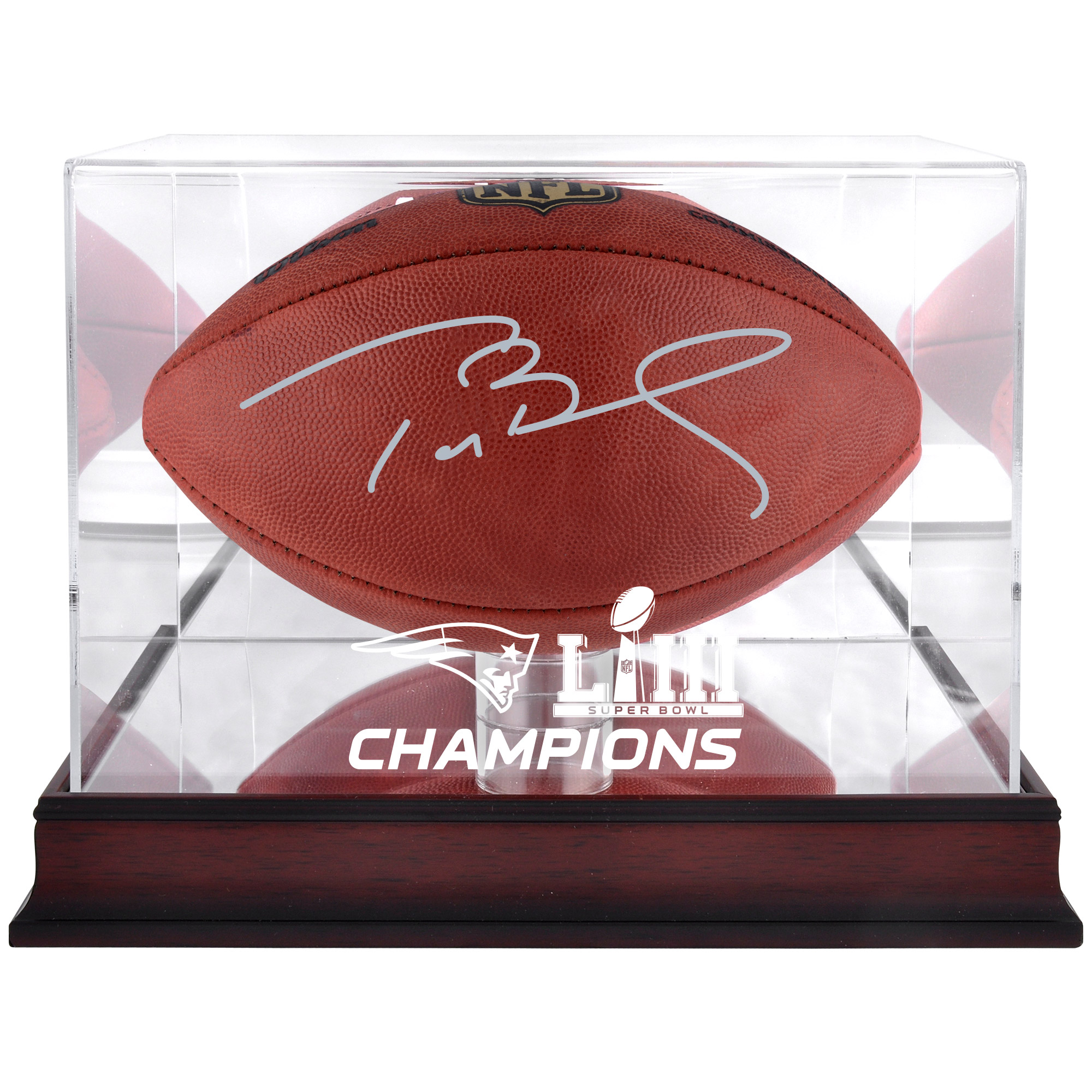 Tom Brady New England Patriots Autographed “The Duke” Football with ...