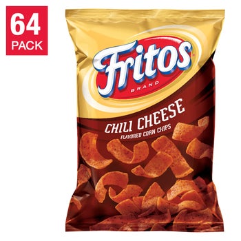 Fritos Corn Chips, Chili Cheese, 2 oz, 64-count | Costco