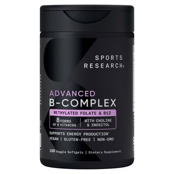 Sports Research Vitamin B Complex, 180 Veggie Soft Gels | Costco