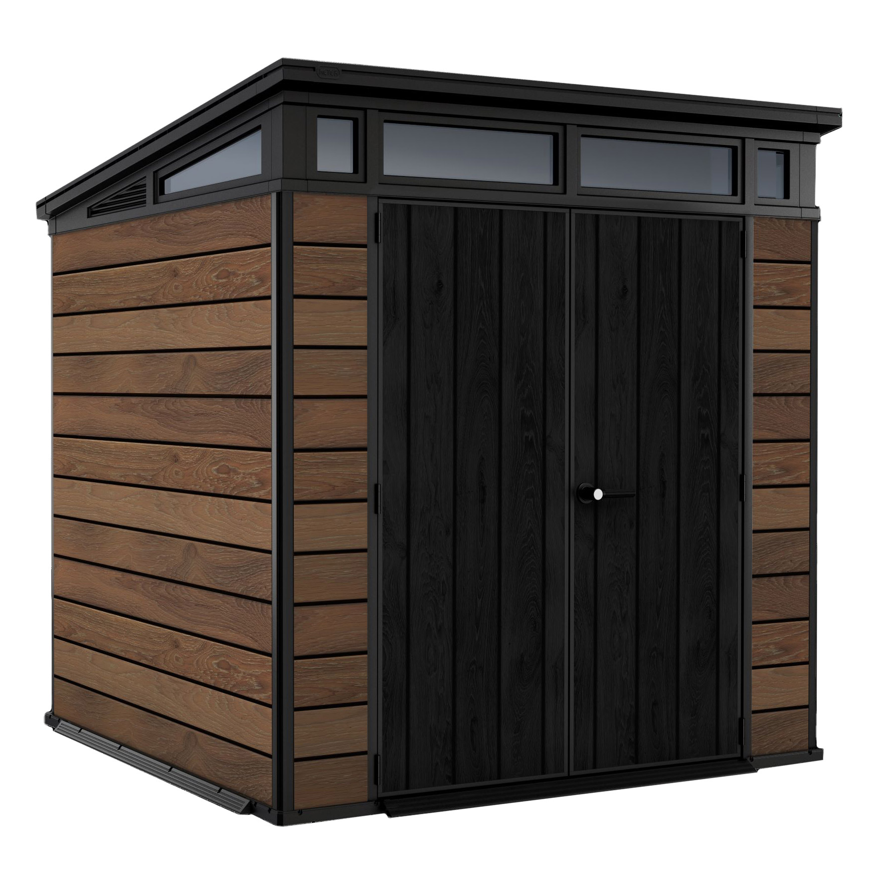 Keter DecoCoat 7x7 Premium Modern Outdoor Storage Shed | Costco