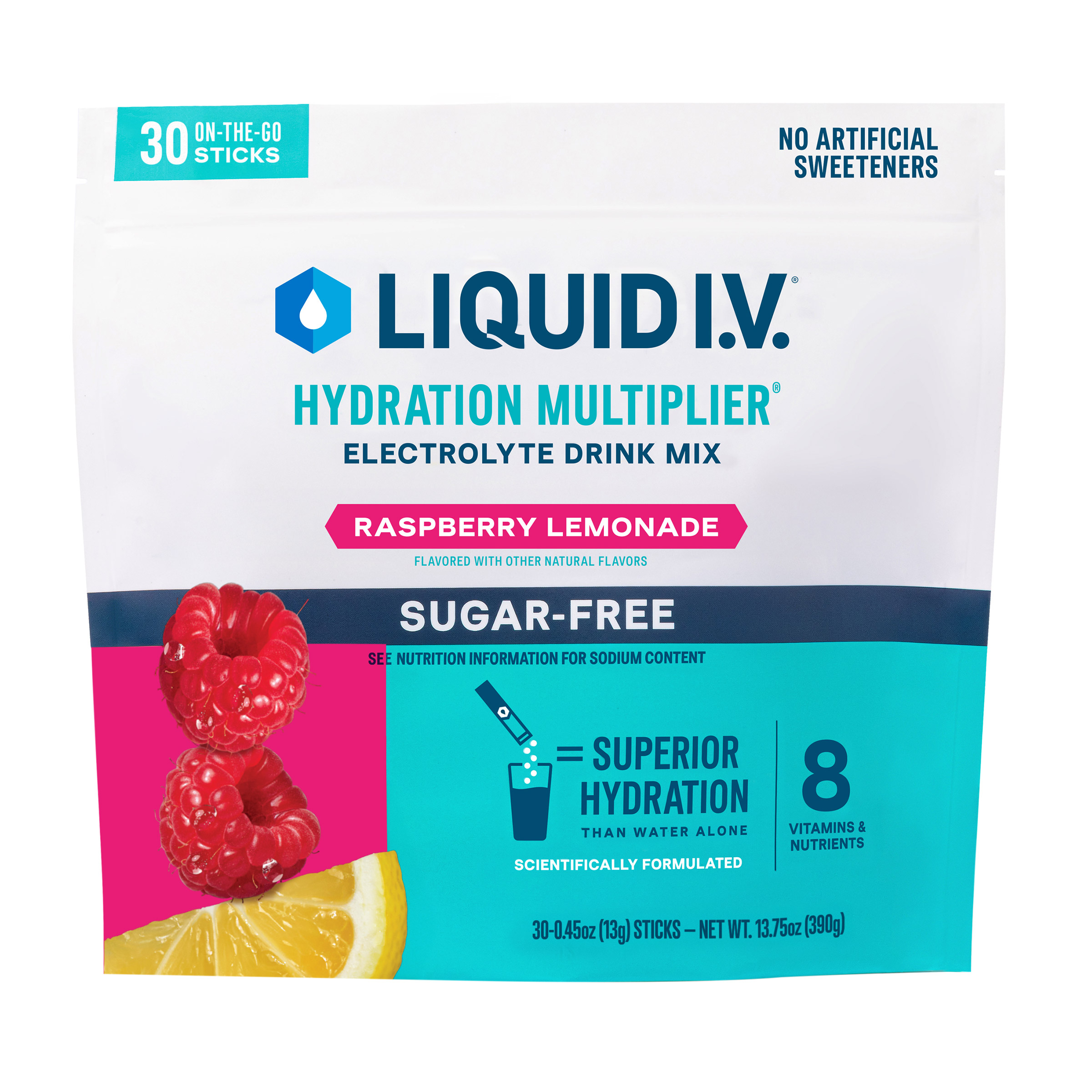Liquid I.V. Hydration Multiplier, 30 Individual Serving Stick Packs in ...