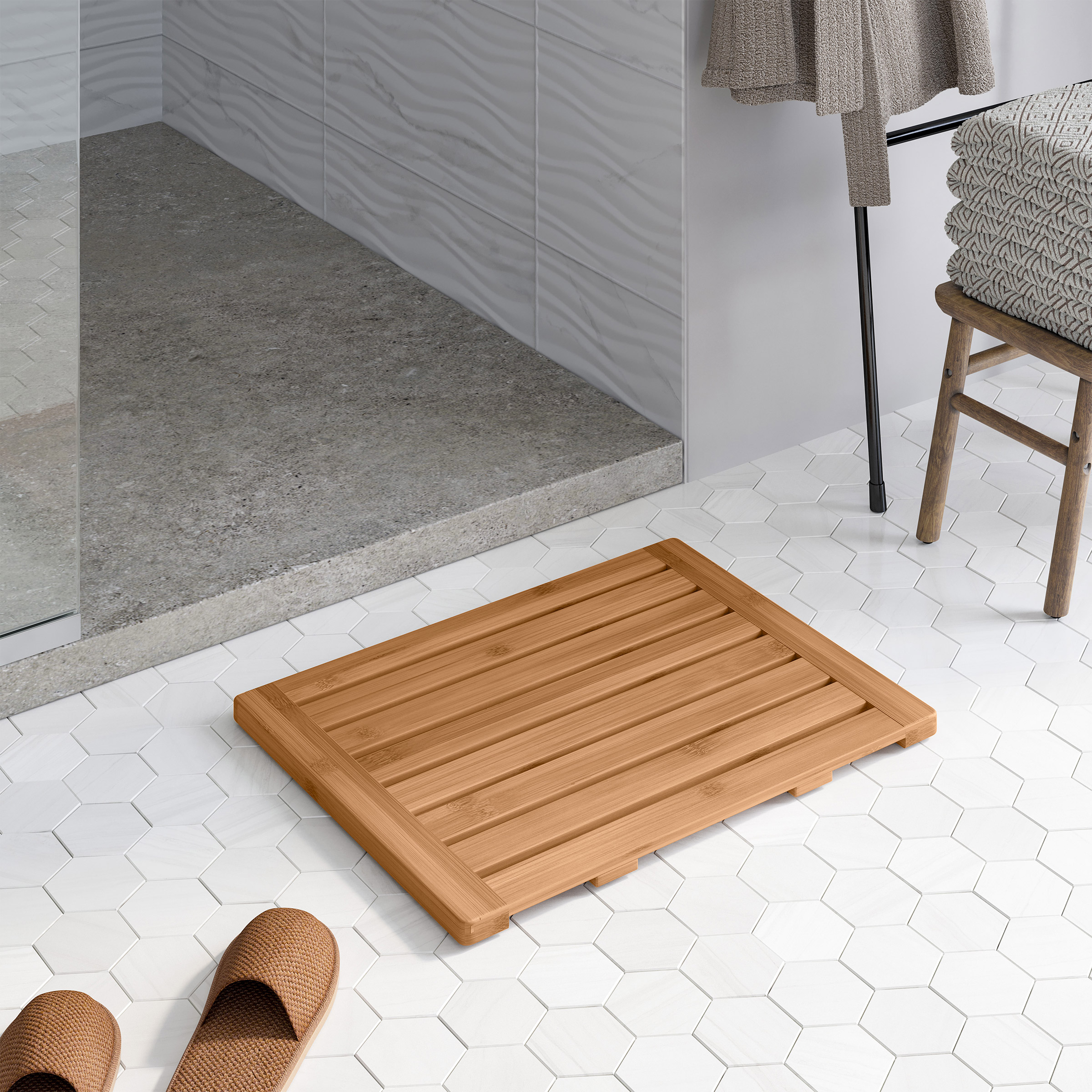 Seville Bamboo Bath Mat | Costco