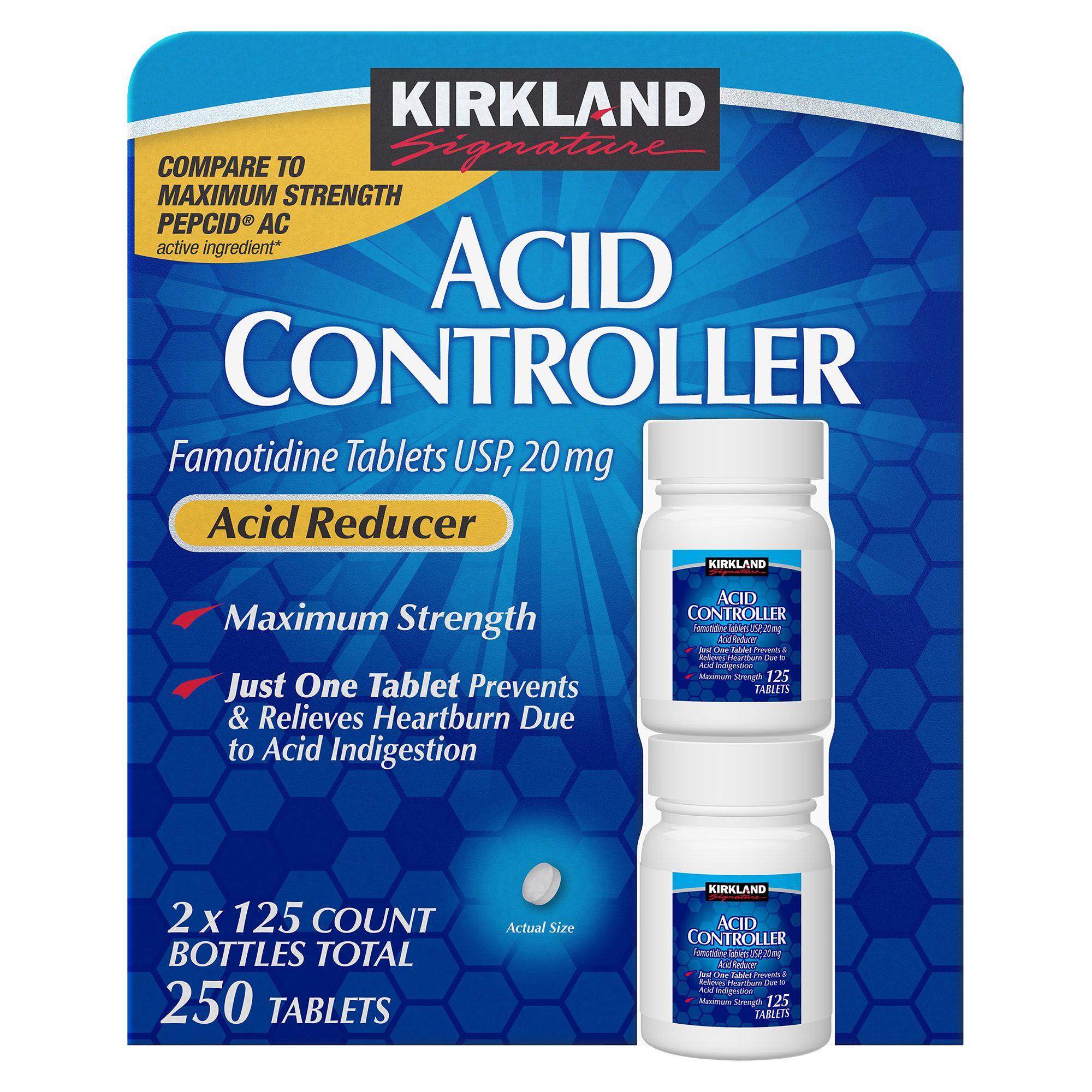 Kirkland Signature Acid Controller 20 mg., 250 Tablets | Costco
