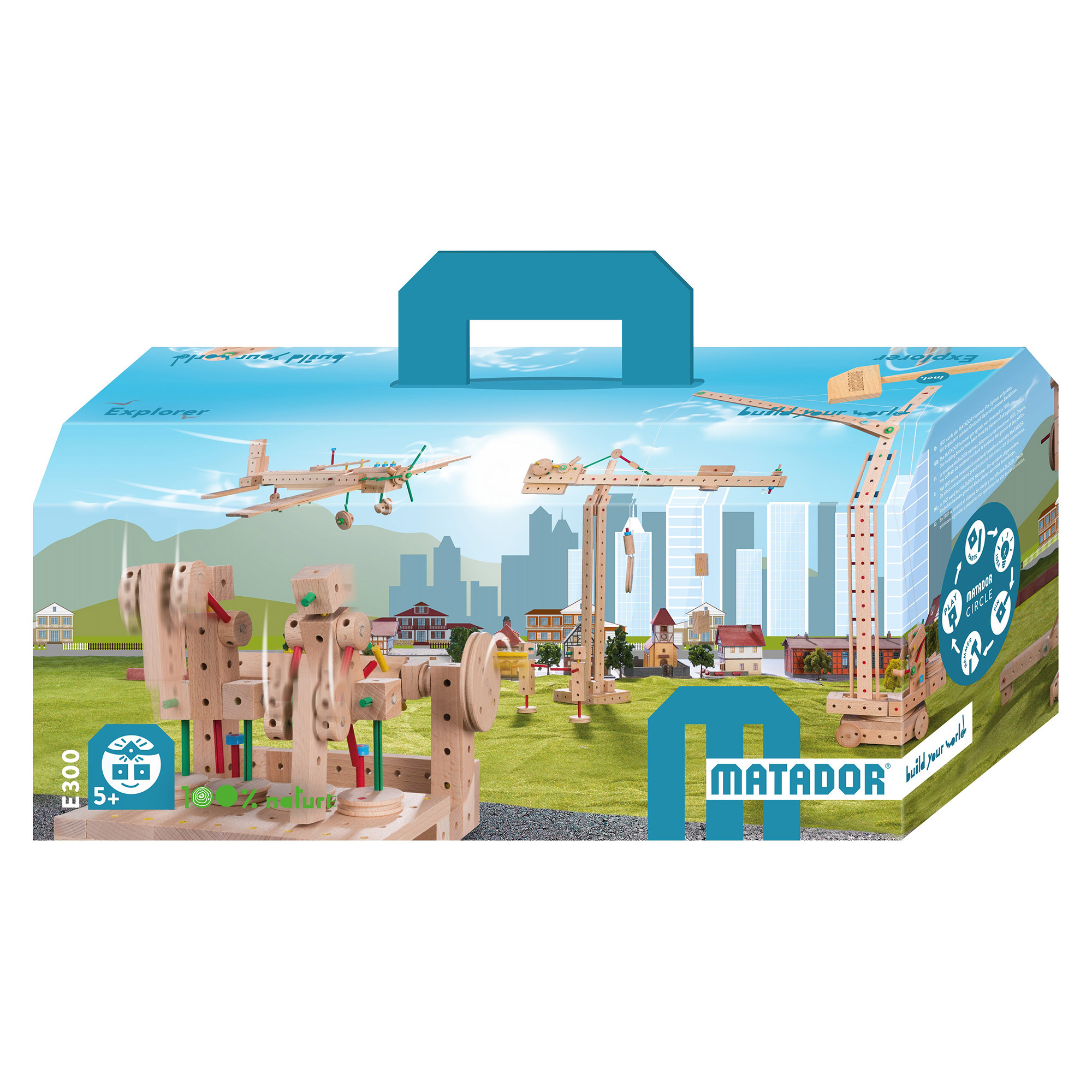 Matador 407-piece Wood Block Construction Set (STEM Toy) | Costco