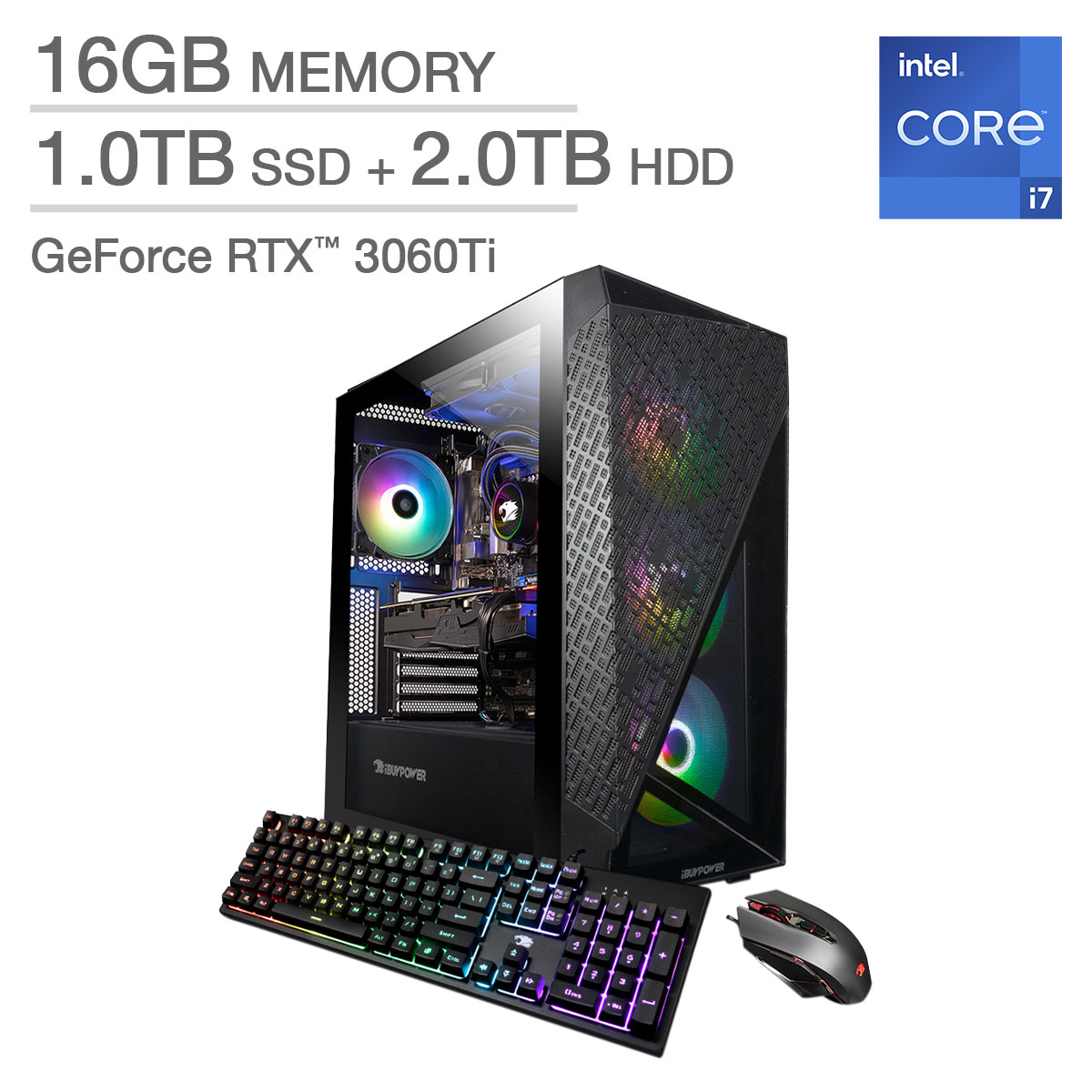 iBUYPOWER Slate Mesh Gaming Desktop - 13th Gen Intel Core i7-13700F ...