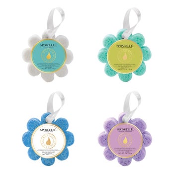 Spongelle Wild Flower Bath Sponge, 4-pack | Costco