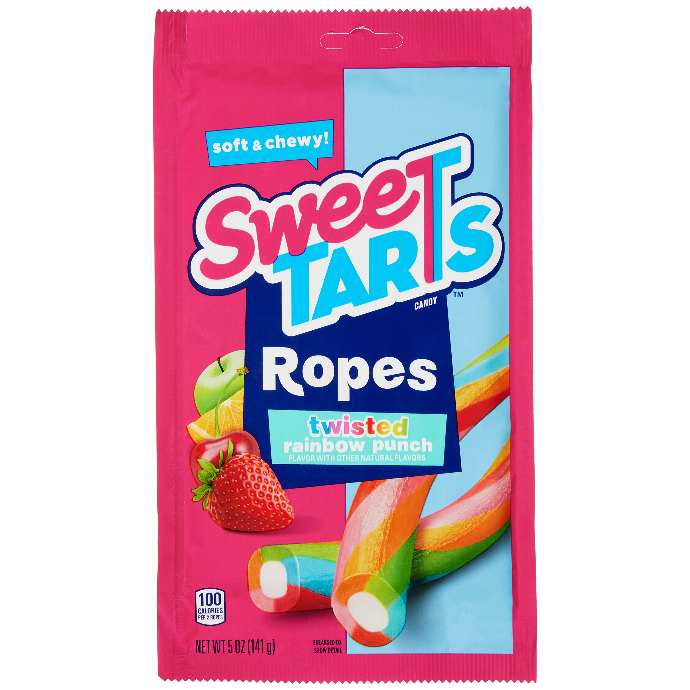 Sweet Tart, Twisted Rainbow Punch Ropes, 5 oz, 12-count | Costco