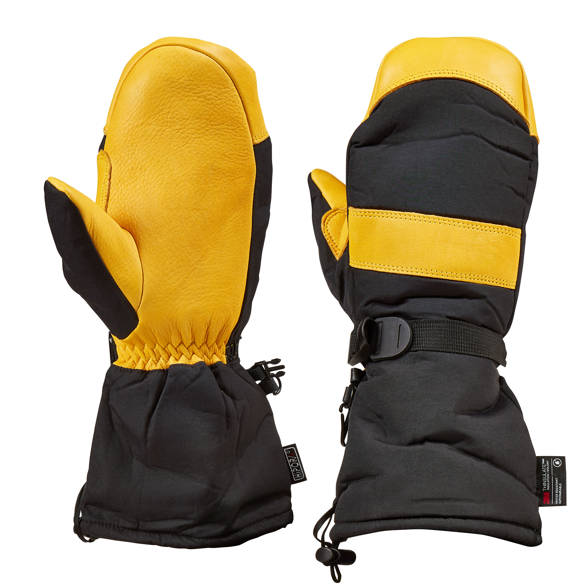 Saranac Gauntlet Premium Deerskin Ski Mitt | Costco