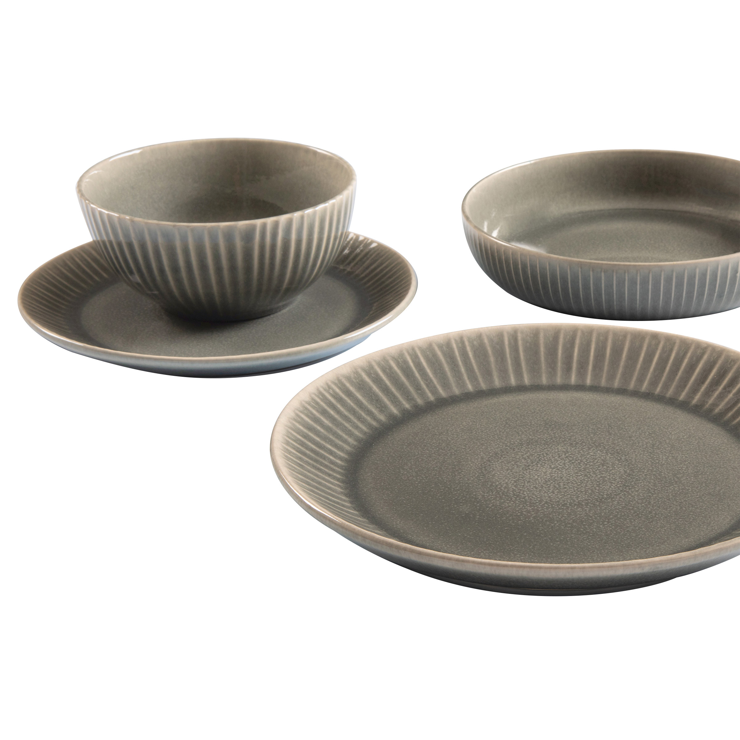 Laurie Gates Amalie 16-Piece Dinnerware Set | Costco