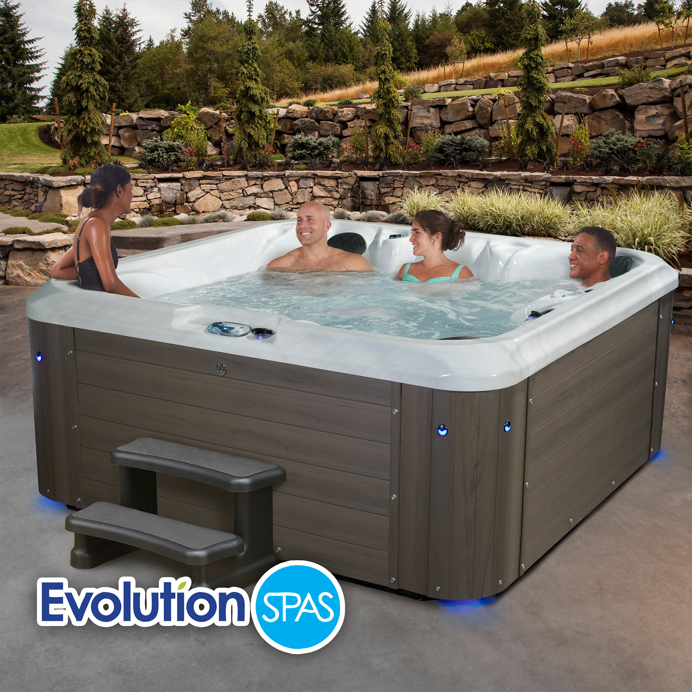 Evolution Spas Highlands 75-jet, 5 or 6-person Spa | Costco