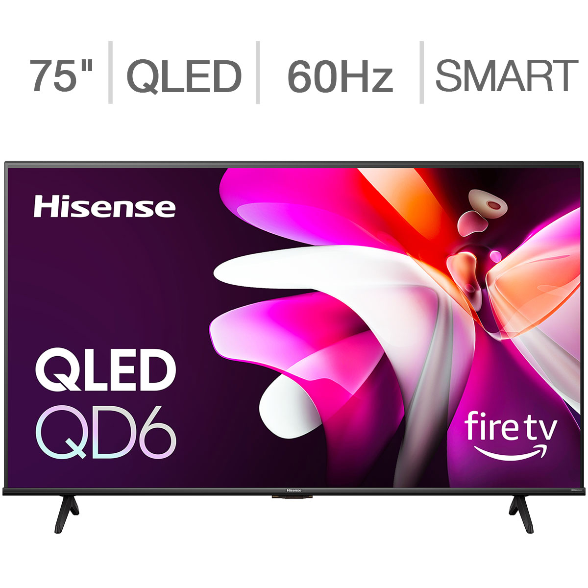 Hisense 75" Class - QD6 Series - 4K UHD QLED LCD TV | Costco