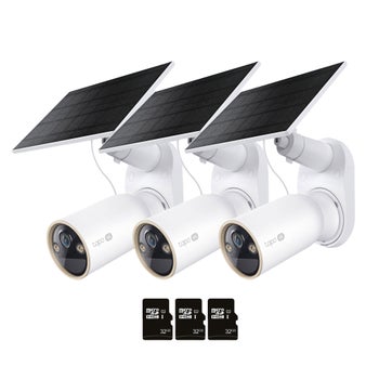 TP-Link Tapo 4K HD Solar Security Camera Kit - No Monthly Fees, 3-pack ...