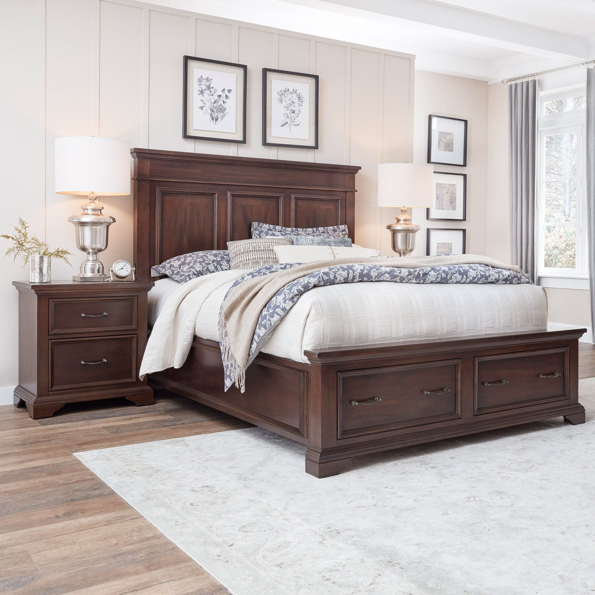 Fergus Queen Storage Bed | Costco