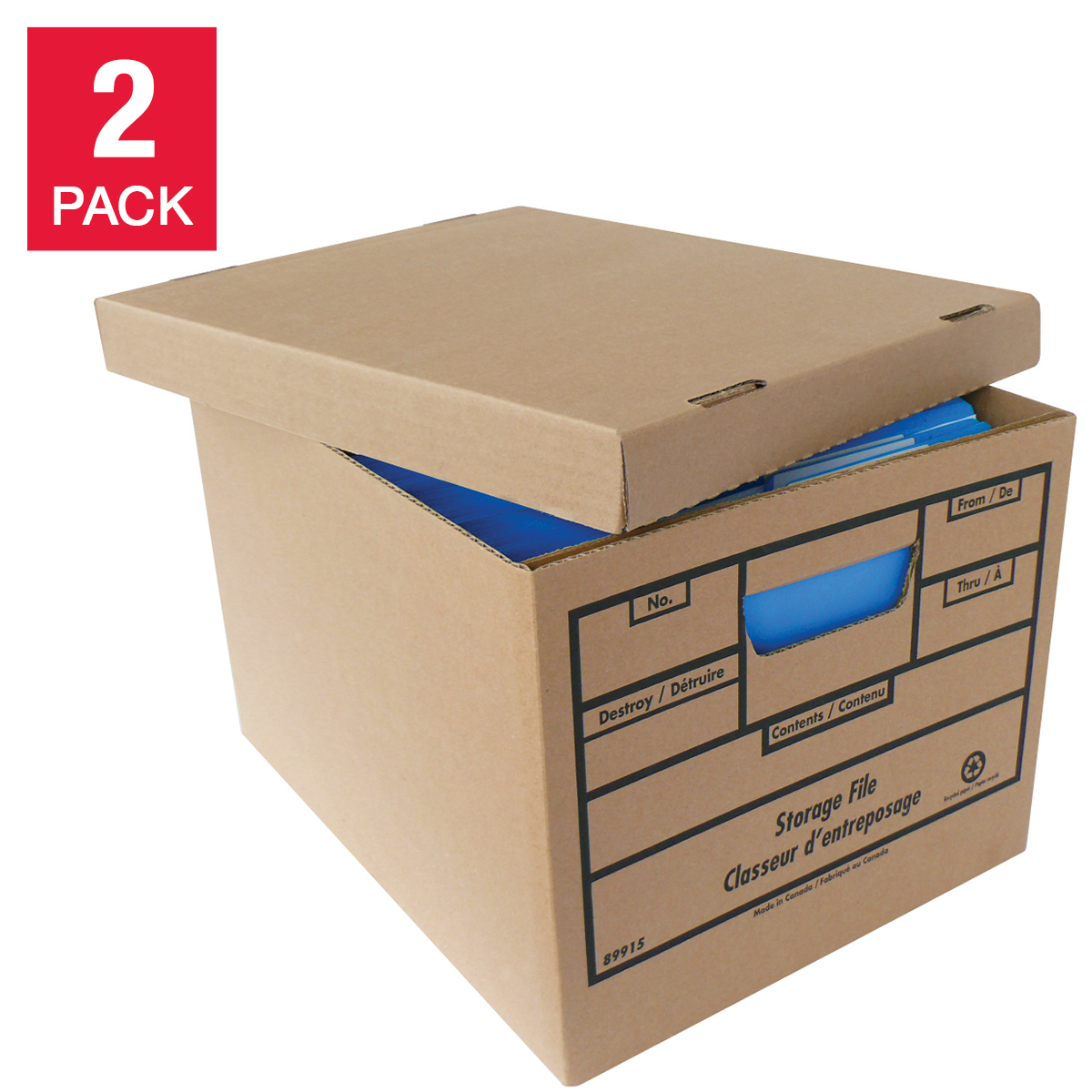 Crownhill File Storage Box 2 Cases of 24 | Costco