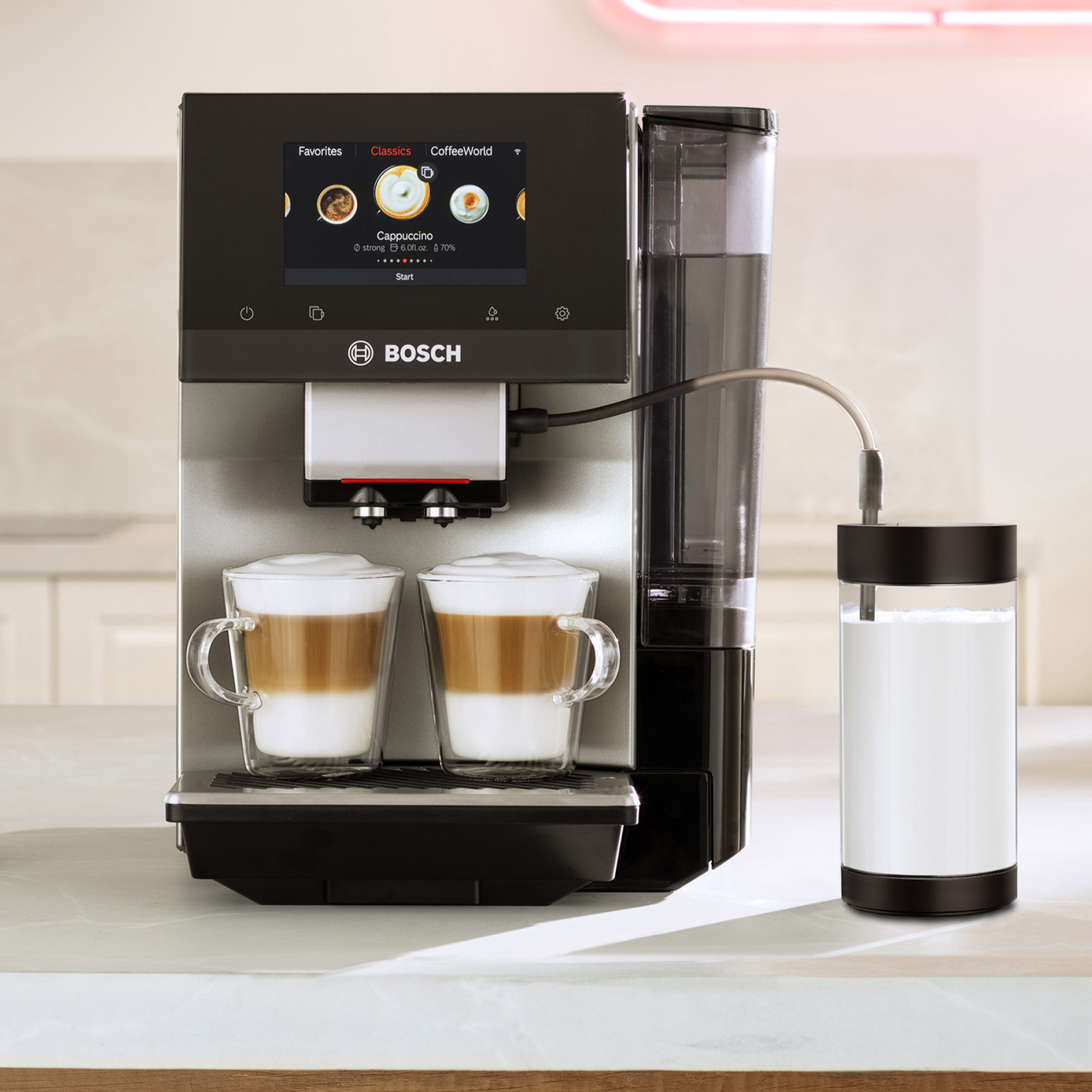 Bosch 800 Series VeroCafe Fully Automatic Espresso Machine, Stainless ...