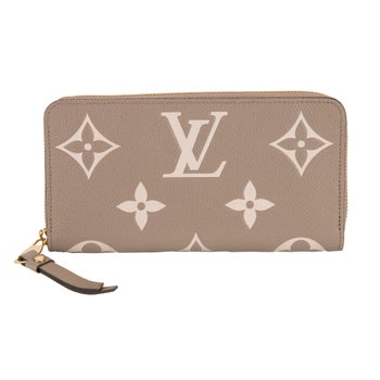 Louis Vuitton Zippy Wallet, Gray/Cream | Costco