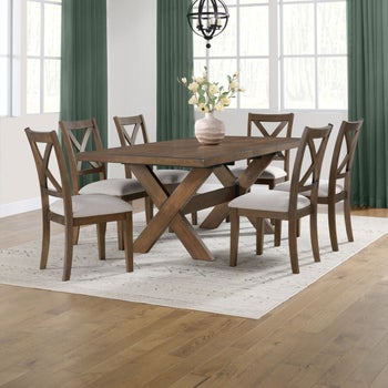 Lathan 7-piece Dining Table Set | Costco