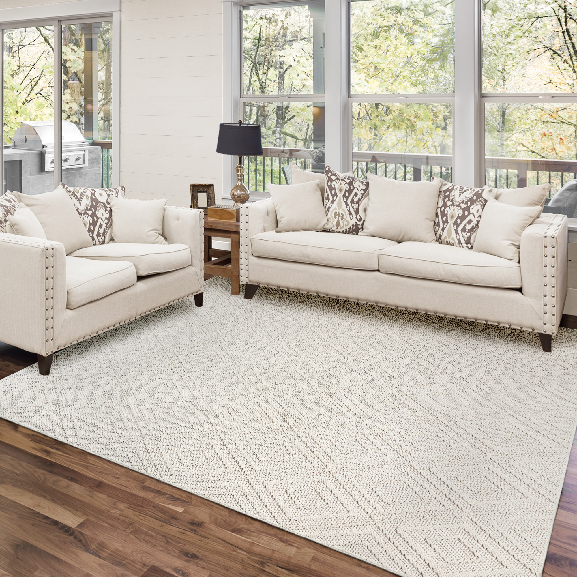 Regent Area Rug Collection, Mallory Cream | Costco