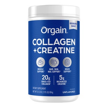 Orgain Collagen + Creatine, Unflavored, 1.95 lbs | Costco