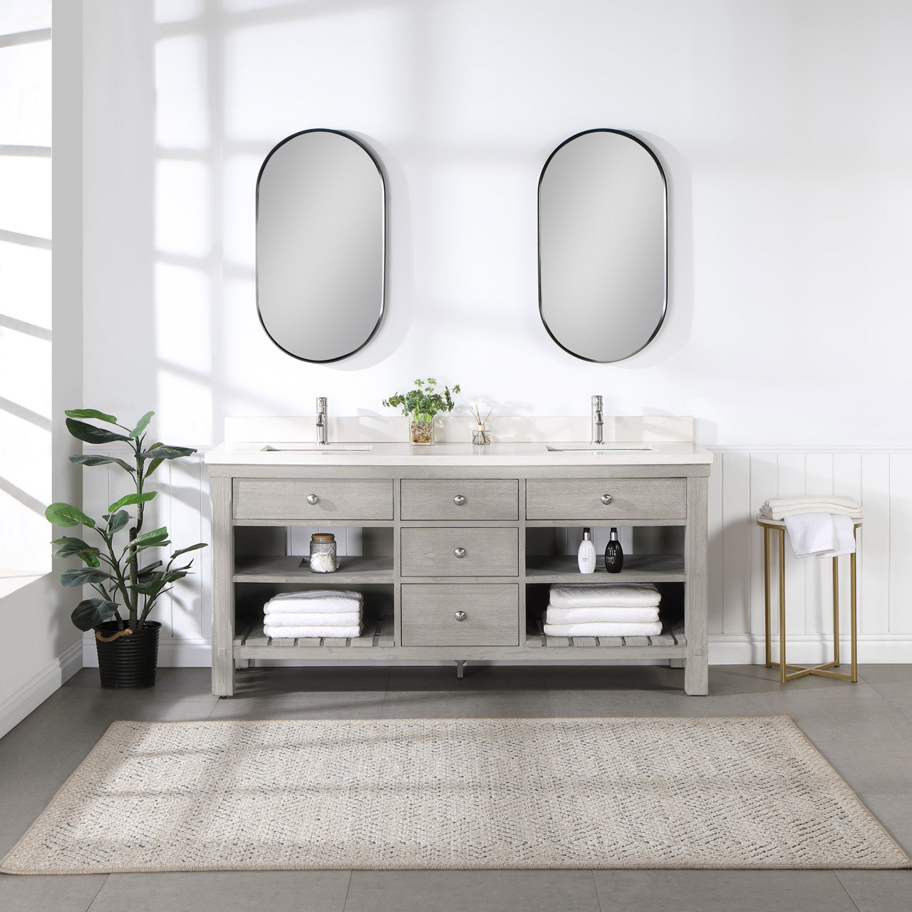 Northridge Home Elbe 72 in. Vanity | Costco