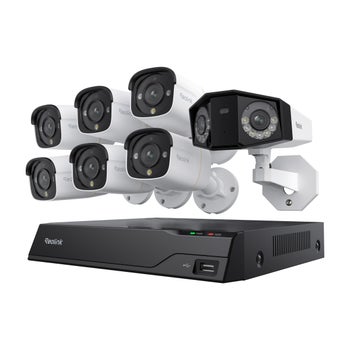 Reolink 8 Channel 4K+ 2TB NVR Security Camera System with 6 Bullet and ...