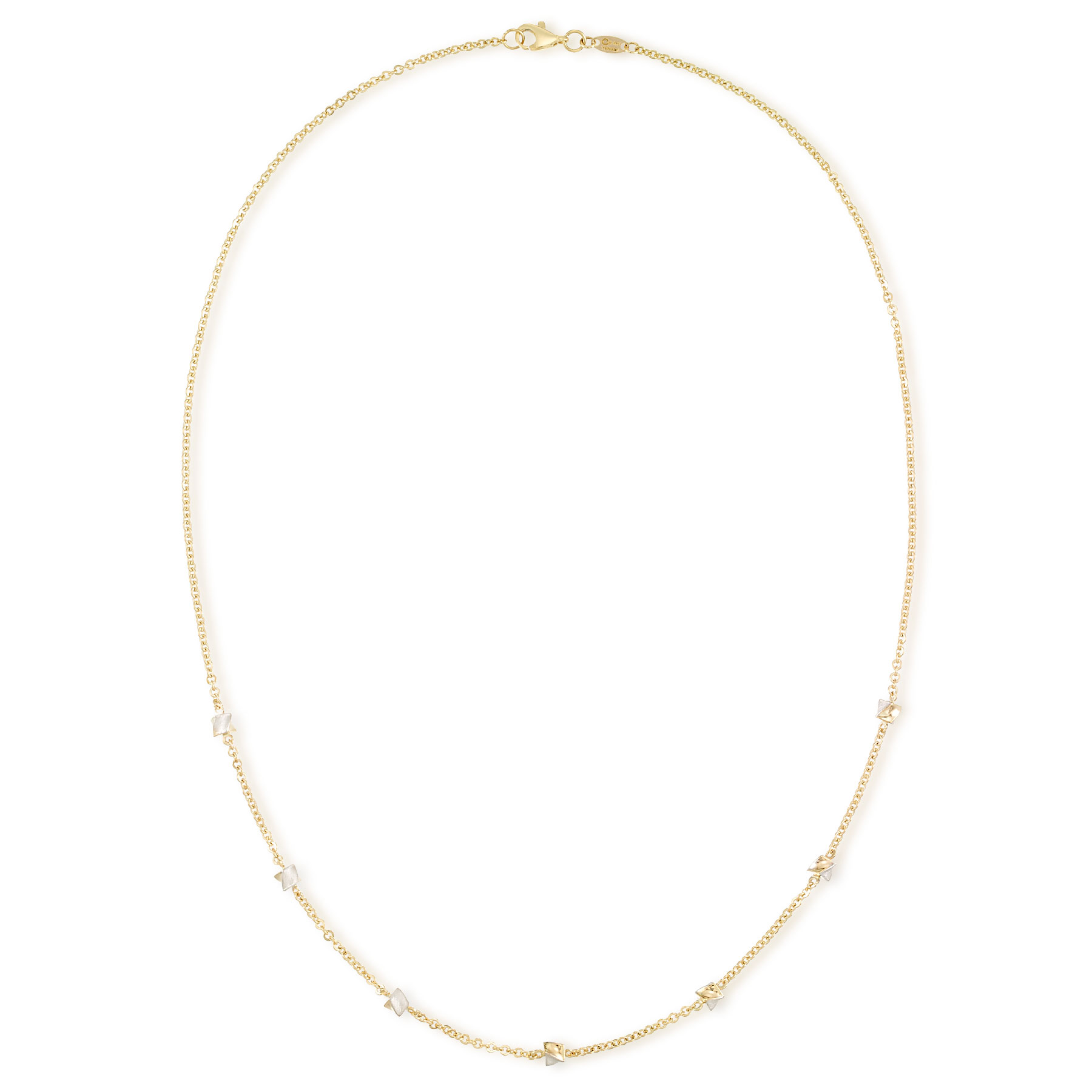 Rolo Link and Twisted Box Link Chain Necklace | Costco