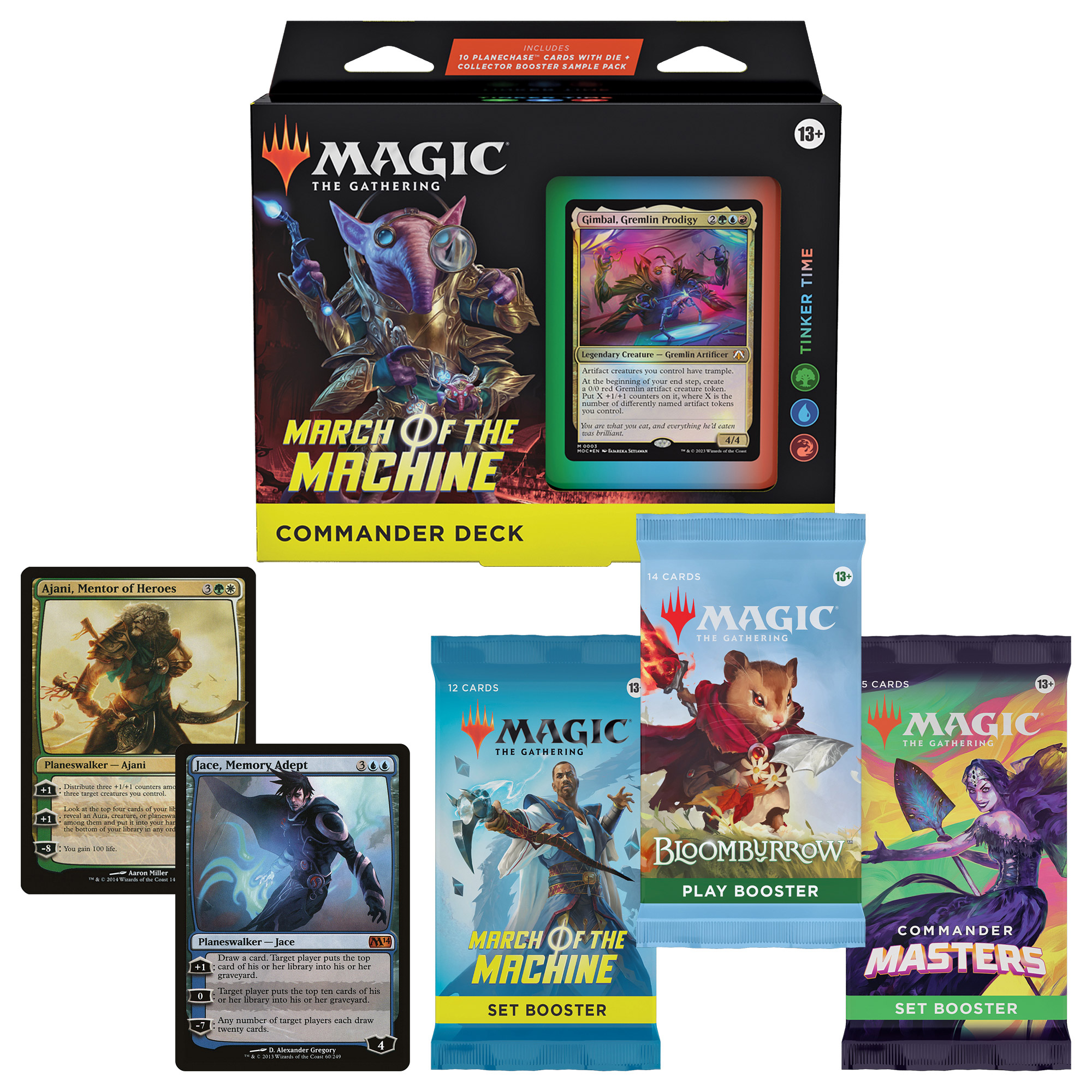 Magic: The Gathering March of the Machines Deluxe Commander Bundle ...