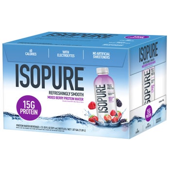 Isopure Mixed Berry 15g Protein Drink, 12-pack | Costco